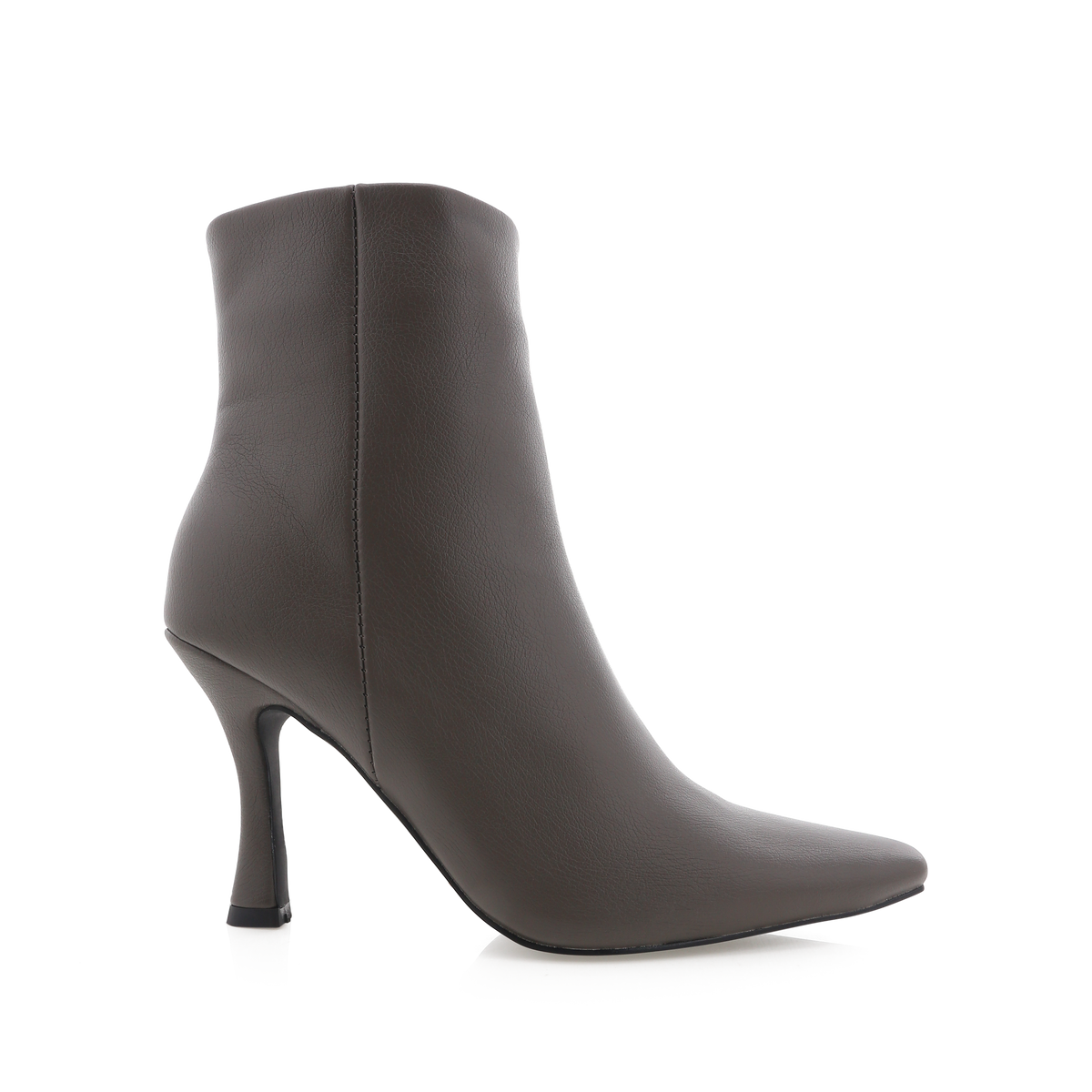 Fayda Boots - Greige – Gingham & Heels