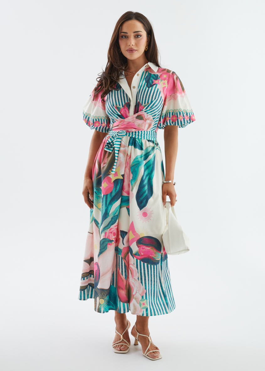 Marlisa Maxi Dress - Marisol Pink – Gingham & Heels