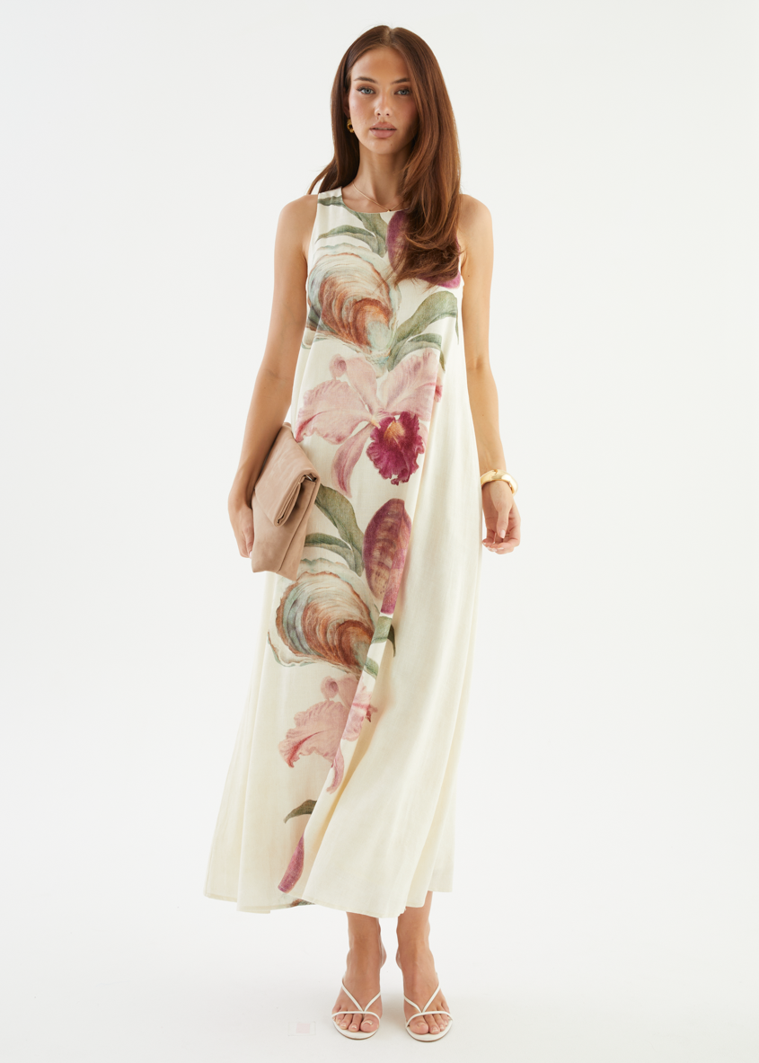 Stassi Maxi Dress - Sea siren – Gingham & Heels