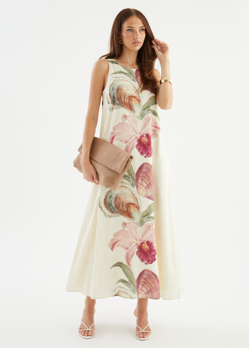 Stassi Maxi Dress - Sea siren – Gingham & Heels